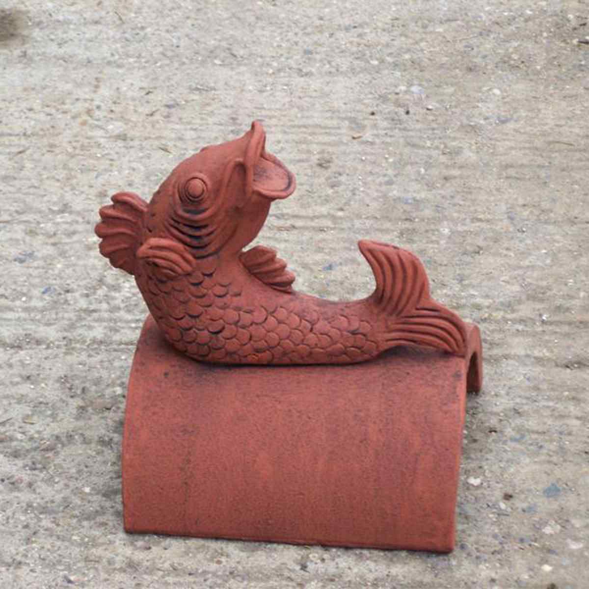 Animal finials: Fish roof finial